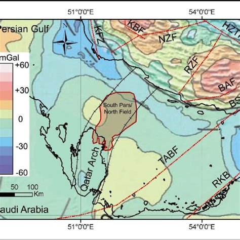 Situation Of The Regional Faults And Basement Lineaments In The