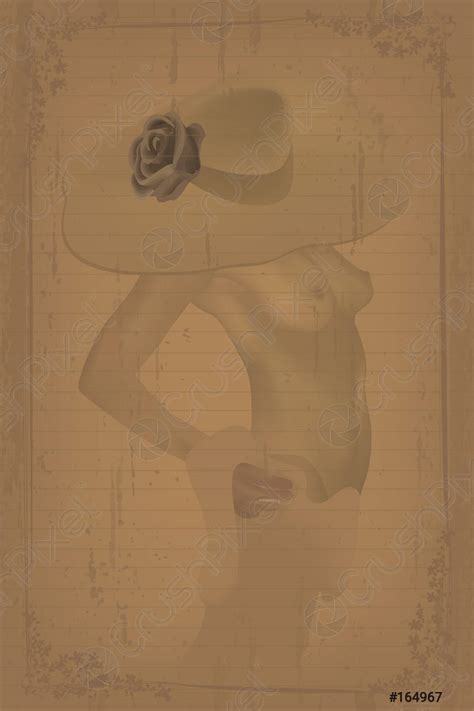 Grunge Nude Stock Vector Crushpixel