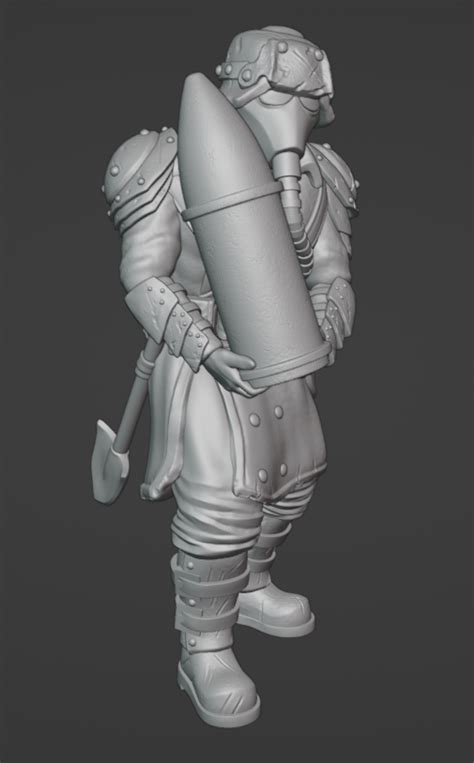 stl file loading gun with ammunition・design to download and 3d print・cults