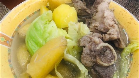 Nilagang Buto Buto Ng Baboy Stewed Pork Bone Marrow