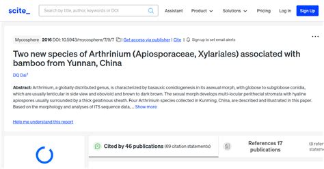 Two New Species Of Arthrinium Apiosporaceae Xylariales Associated