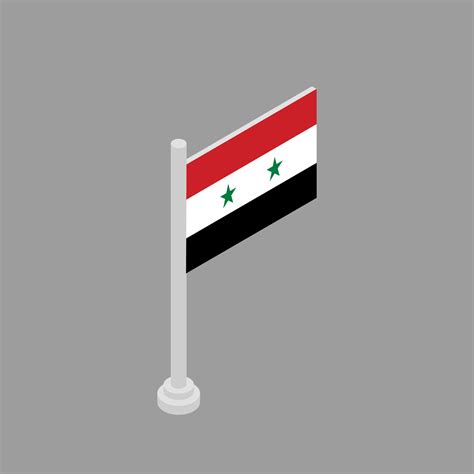 Illustration Of Syria Flag Template 13346145 Vector Art At Vecteezy
