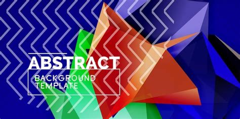 Premium Vector Triangular Low Poly Background Design