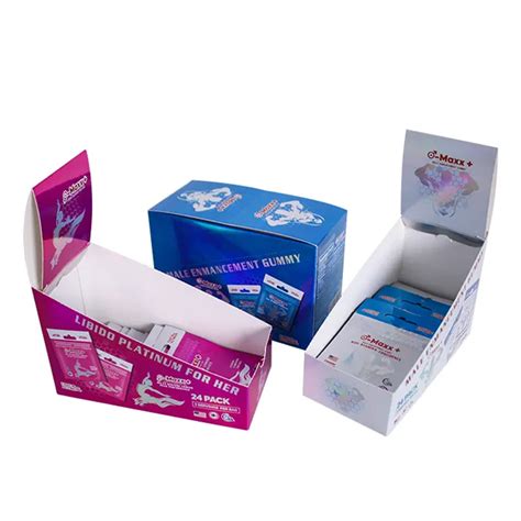 定制纸板 Pdq 展示盒