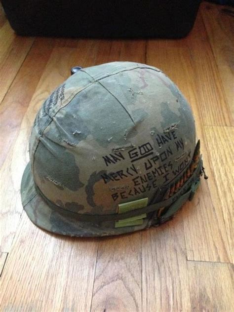 Helmet Cover Graffiti Cherrieswriter Vietnam War Website