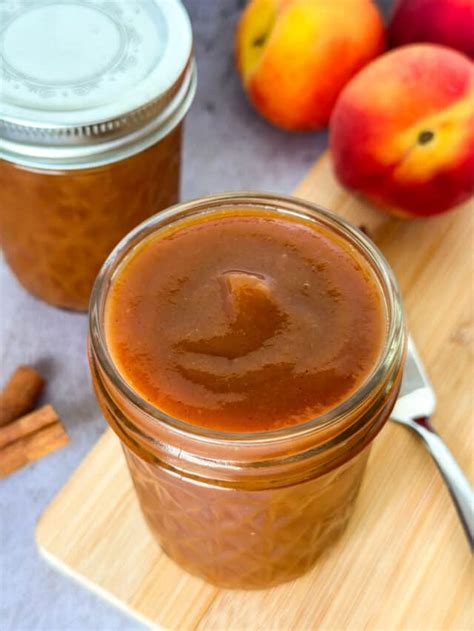 Homemade Slow Cooker Peach Butter Whiskful Cooking