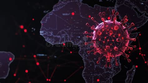 Global Viral Outbreak Concept Networked Pathogen Spreading Worldwide