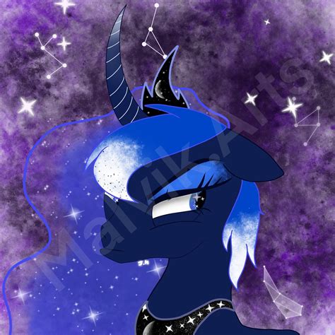 Princess Luna Glarin Back At Celest By Mcfuckingclowns On Deviantart