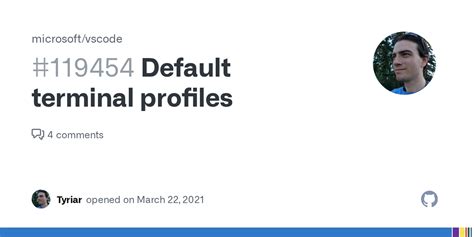 default terminal profiles · issue 119454 · microsoft vscode · github