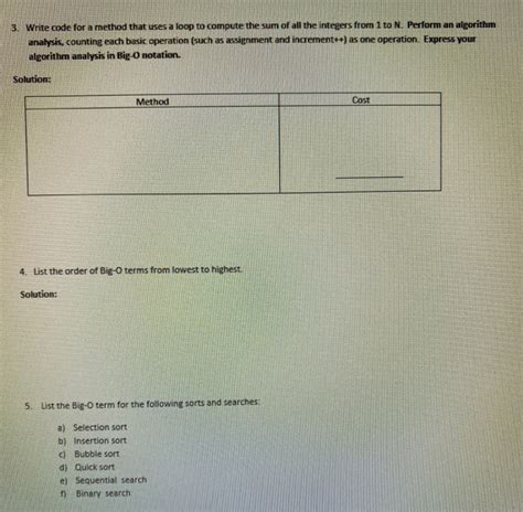 solved 3 write code for a method that uses a loop to compute