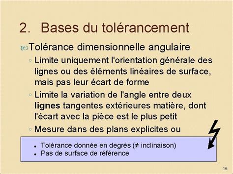 Gps Introduction 2 Bases Du Tolrancement 3 Tolrancement