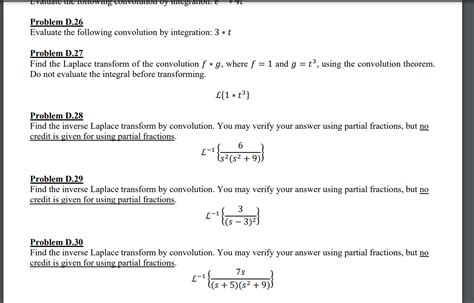 solved problem d 26 evaluate the following convolution by