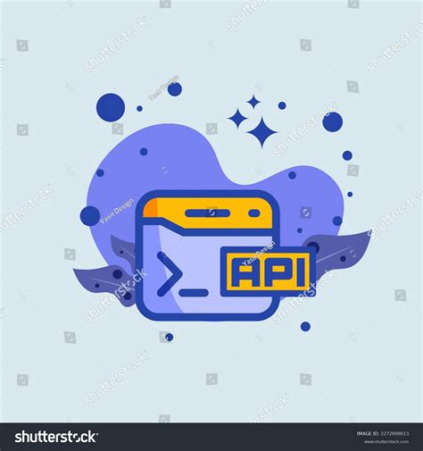 Api Flat Illustration Application Programming Interface Stock Vector Royalty Free