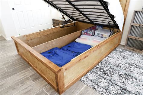 Raised Queen Bed Frame Diy At Edward Mozingo Blog