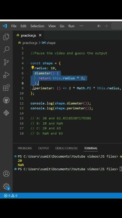 Javascript Output Based Question Javascript Interview This Keyword