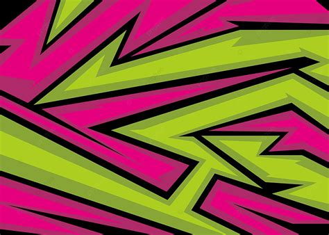 Racing Background Abstract Stripes With Mexycan Pink Chartreuse And Black Free Vector Racing