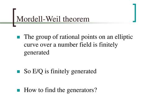 Ppt Finding A Rational Point On The Elliptic Curve Y 2 X 3 7823 Powerpoint Presentation