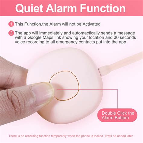 Personal Security Alarm Keychain With GPS Location