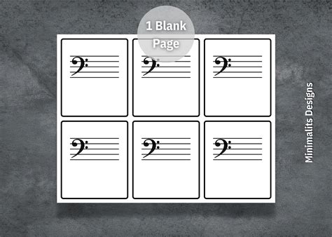 Bass Clef Flash Cards Printable Music Note Flash Cards Bass Clef Cards Musical Note Flashcard