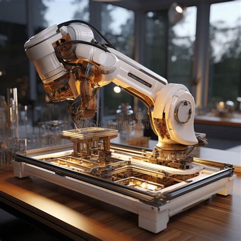 Ai Creates Images Car Factory 3d Automated Robot Arm Assembly Line