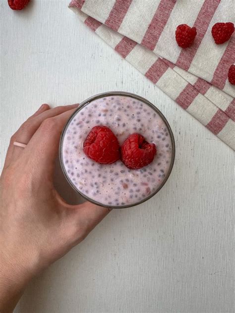 High Protein Raspberry Chia Pudding My Protein Pantry