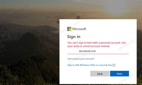 Fix Cant Sign In To Outlook With Personal Account 2022