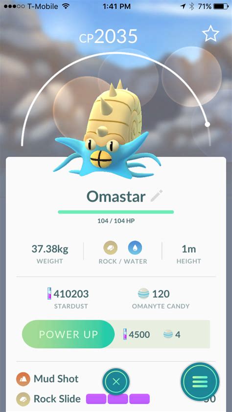 Omastar Evolution