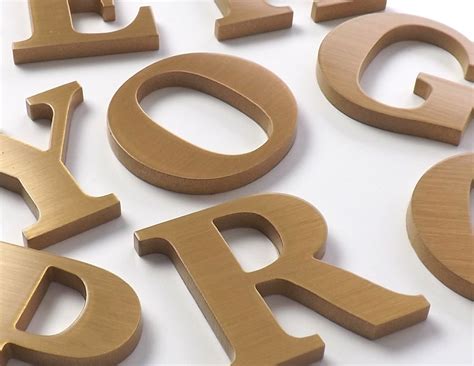 Brass Letters Metal Letters