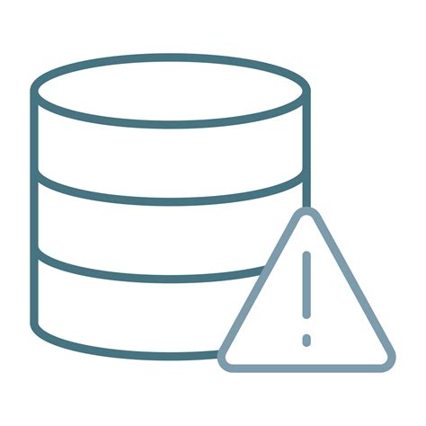Database Alert Line Two Color Icon 4691705 Vector Art At Vecteezy