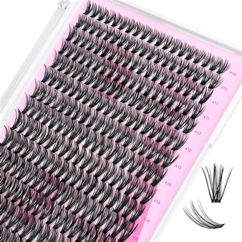 Calailis Lash Clusters 280pcs D Curl Individual Lashes 007 40d 10