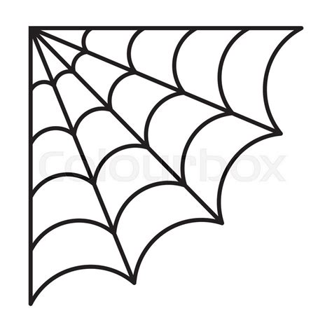 Corner Spider Web Cartoon