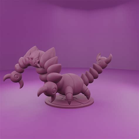 🐉 Pokemon No 452 Drapion・ Stl File For 3d Printing・cults