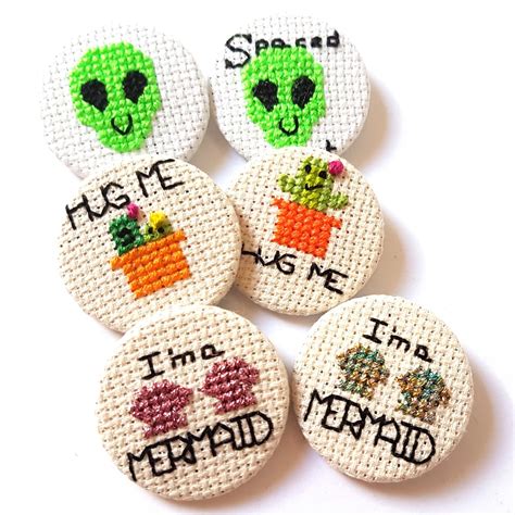 Happy Penis Pin Adult Badge Cross Stitch Accessory Gag Etsy