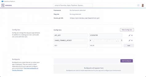 deploy an api builder container to heroku