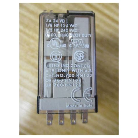 Allen Bradley 700-HC24Z24 Relay 700HC24Z24 Ser. D - New No Box - Mara ...