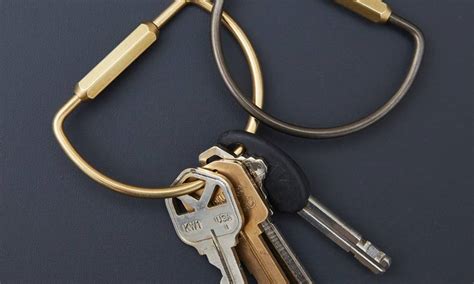 The Solid Brass Key Ring Is Made For Guys With More Than A Few Keys