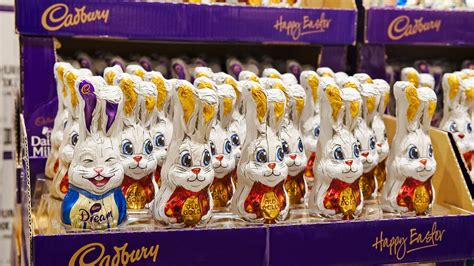 Cadbury Easter Bunny Cadbury Dairy Milk Chocolate Sitting Easter