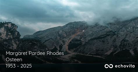 Margaret Pardee Rhodes Osteen Obituary 1953 2025 Greenville Sc