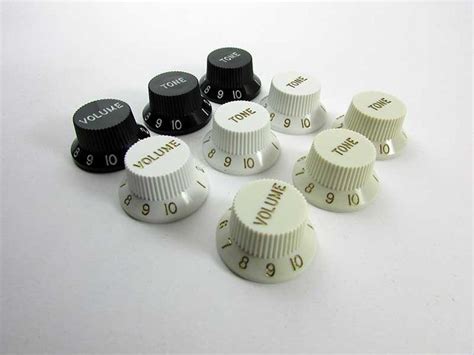 Stratocaster Ufo Knobs For Cts Pots Set Of 3 Pot Sets Knobs Ufo