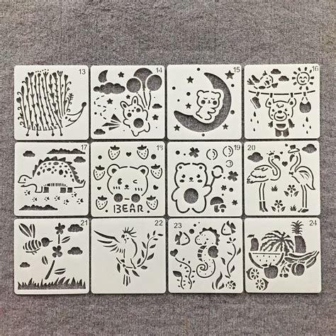 儿童画画镂空模板学生手抄报绘画神器花边工具几何图形万花尺虎窝淘