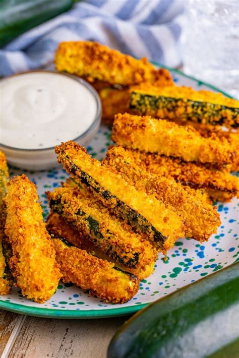 Crispy Air Fryer Breaded Courgettes Recipe A Flavorful Twist On A Classic Dish Air Fryer Delights