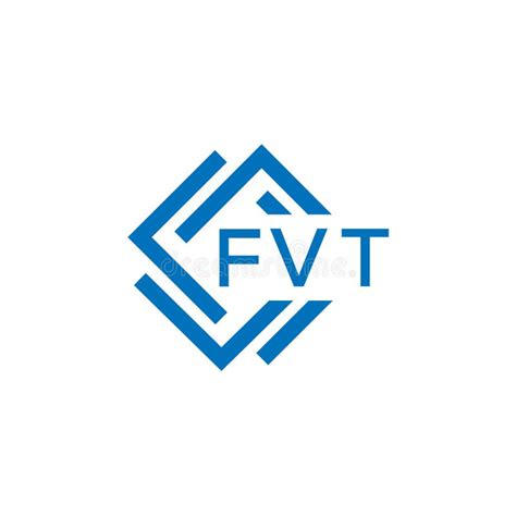 Fvt Letter Logo Design On White Background Fvt Creative Circle Letter