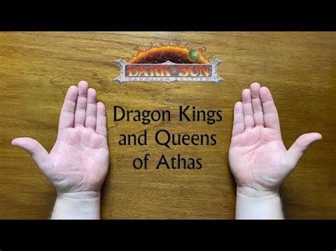 Bud Explains Dragon Kings And Queens Of Athas Rdarksun