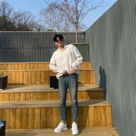 남자캐쥬얼셔츠 코디 아빠셔츠처럼 박시하게 네이버 블로그