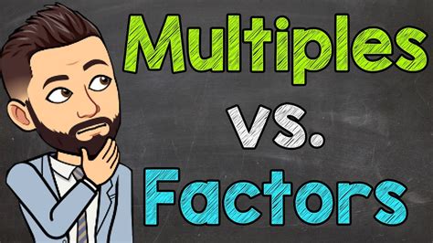 Multiples Vs Factors What Are Multiples And Factors Math With Mr