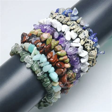 Natural Crystal Chip Bracelet Mbrace