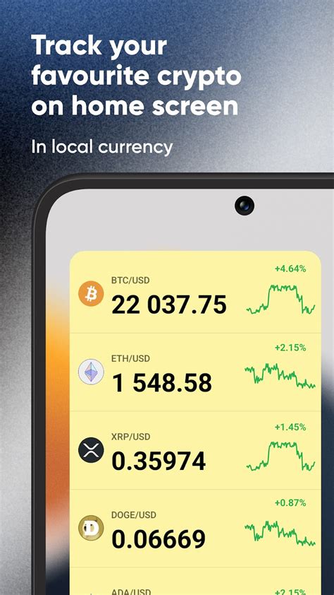 Bitcoin Crypto Price Widget For Android Download