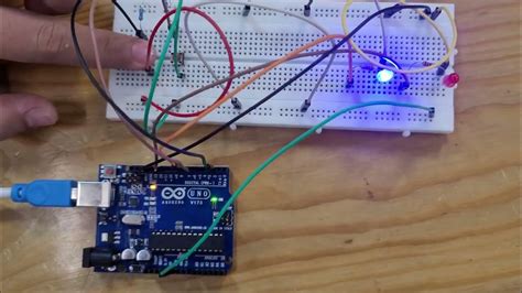 Arduino Led Control Via Button Youtube