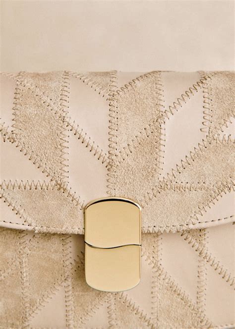 Milo Mini Classic Bag Sand Multicoloured Patchwork Bovine Leather