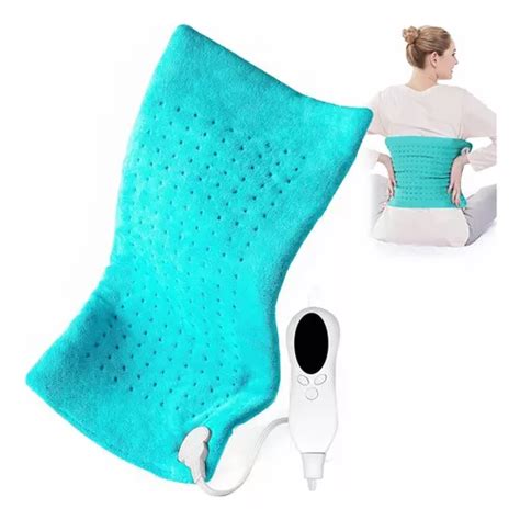 Cojin Electrico Terapia De Calor Dolor Muscular Fisioterapia Verde